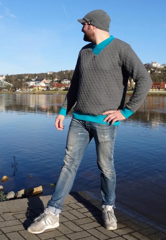 7 – Herrensweater Isar – Hummelhonig